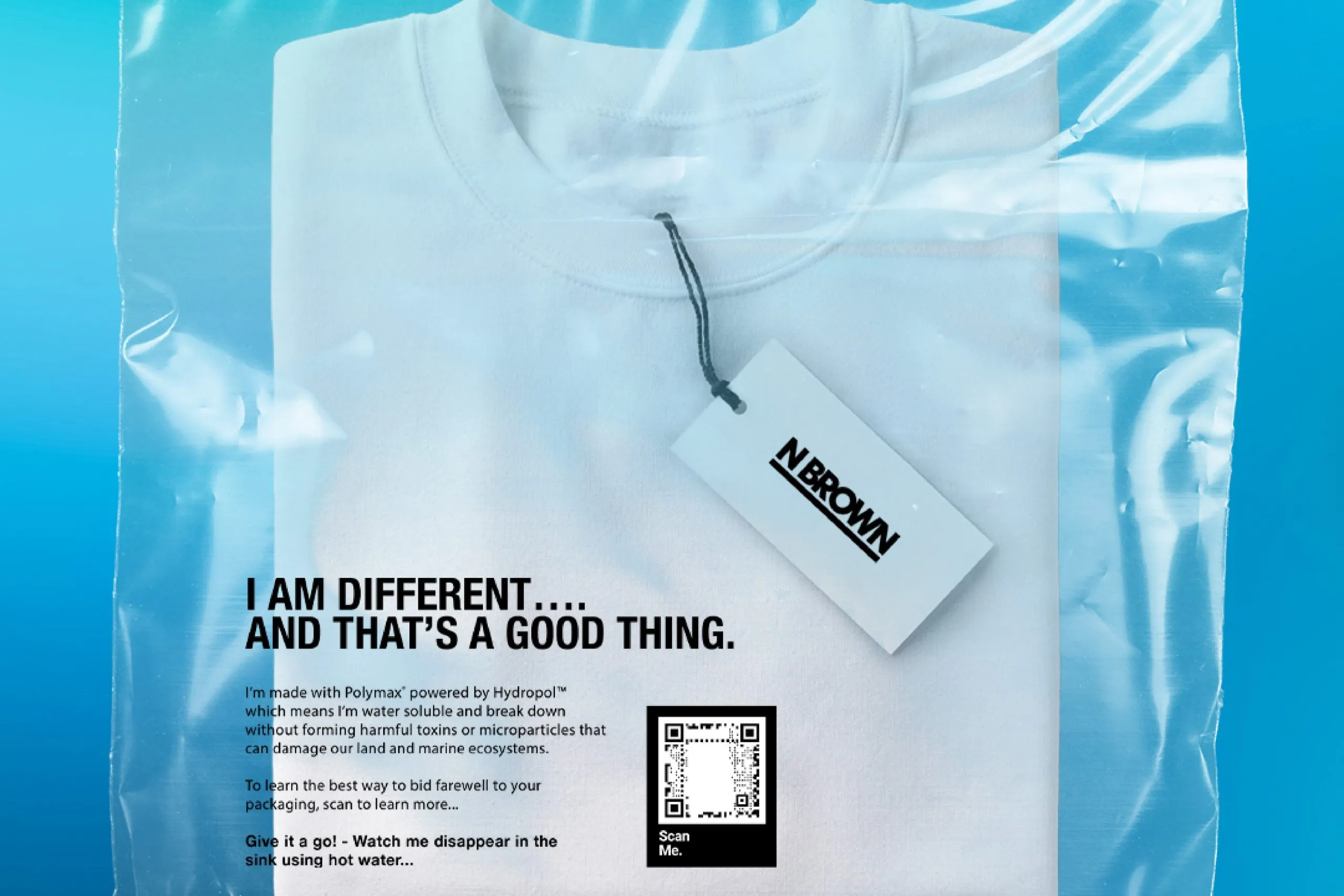 N Brown to switch to dissolvable packaging