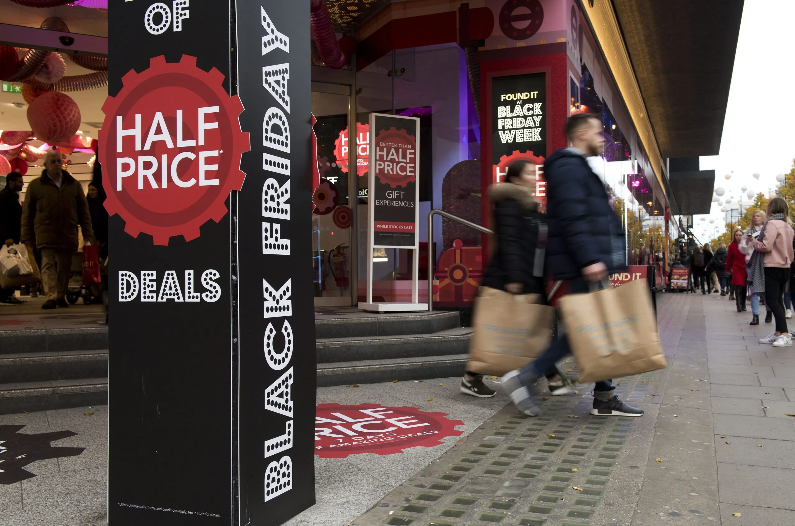 Black Friday boosted sales by a fifth