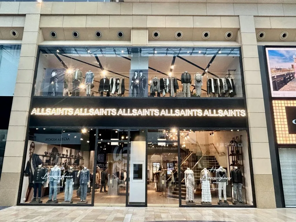 First look: AllSaints opens new Birmingham Bullring store