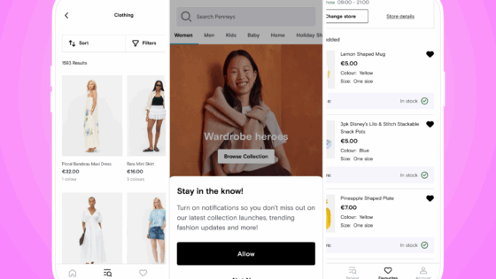 Primark app launches in Ireland and Italy