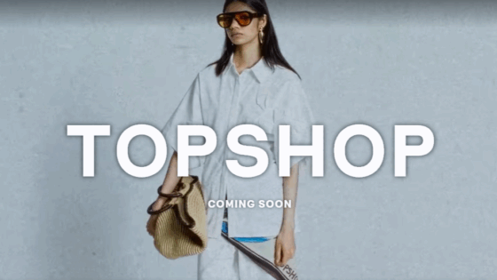 Topshop begins countdown to online relaunch