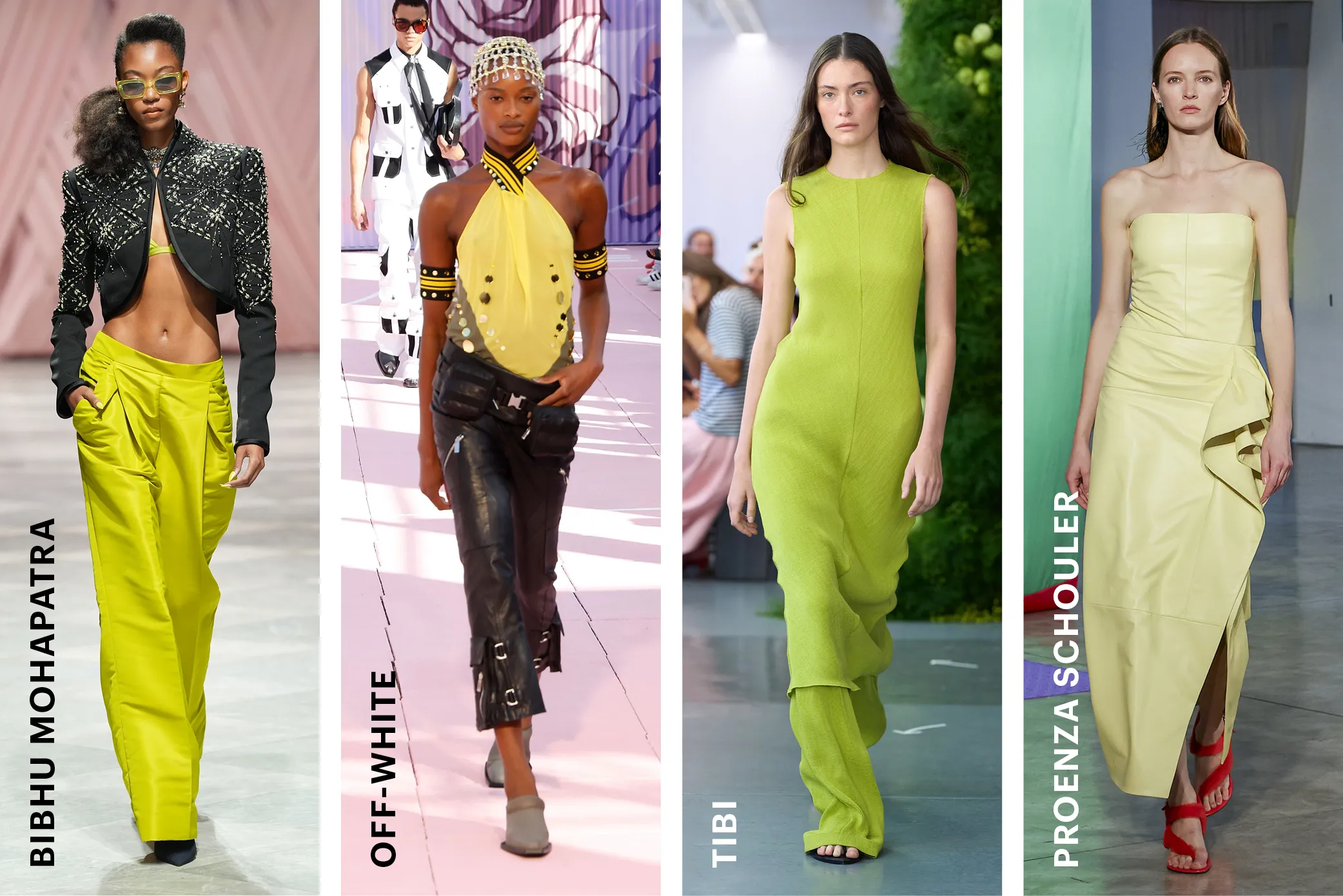 Denim, fringes and feathers: the trends to know from New York Fashion ...