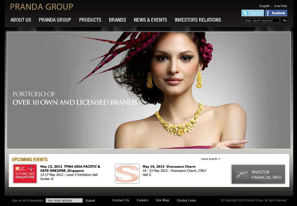 Pranda UK to enter blogosphere and re-vamps website | Retail Jeweller