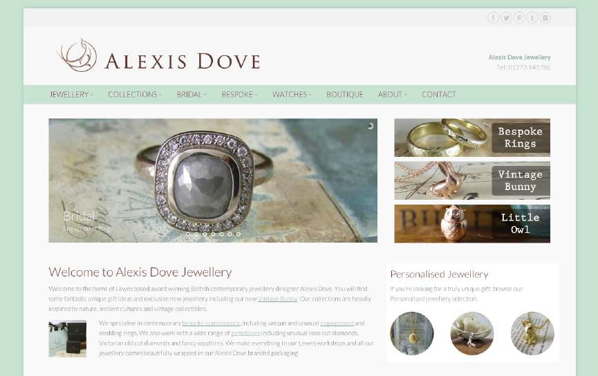 Alexis Dove reveals new website | Retail Jeweller
