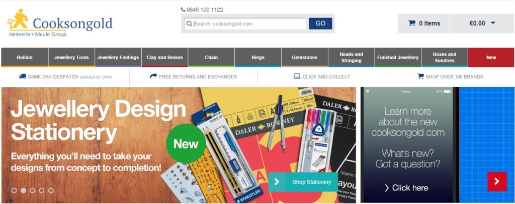 Cookson Gold unveils new format website | Retail Jeweller