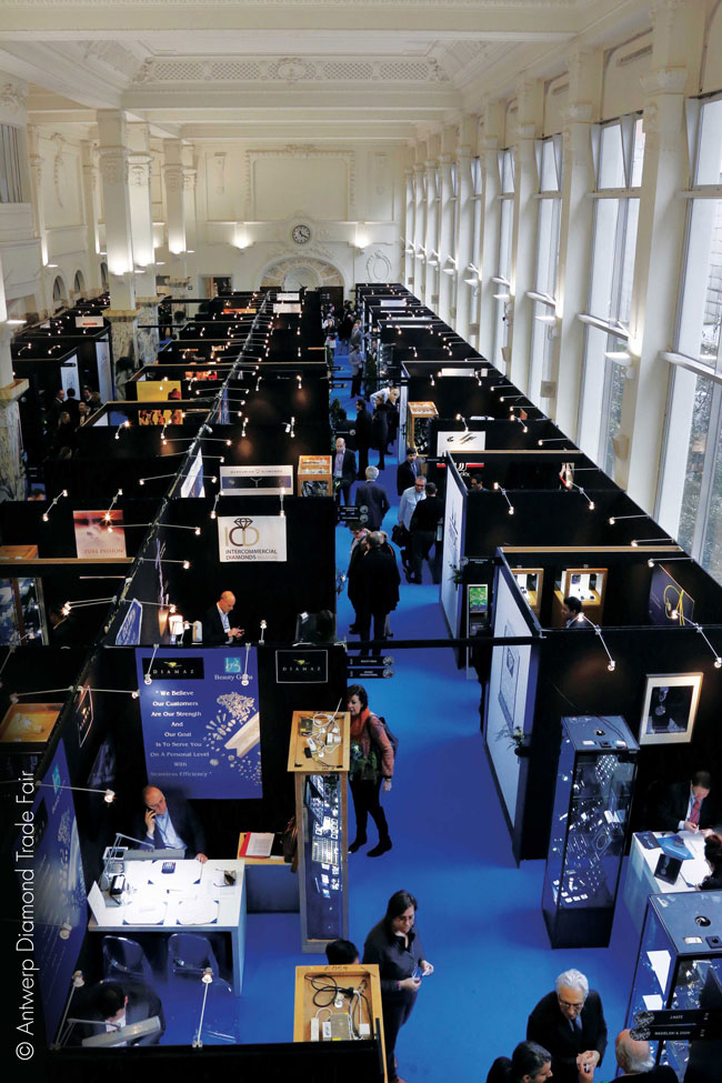 Antwerp Diamond Trade Fair takes place in historic Antwerp Diamond Bourses
