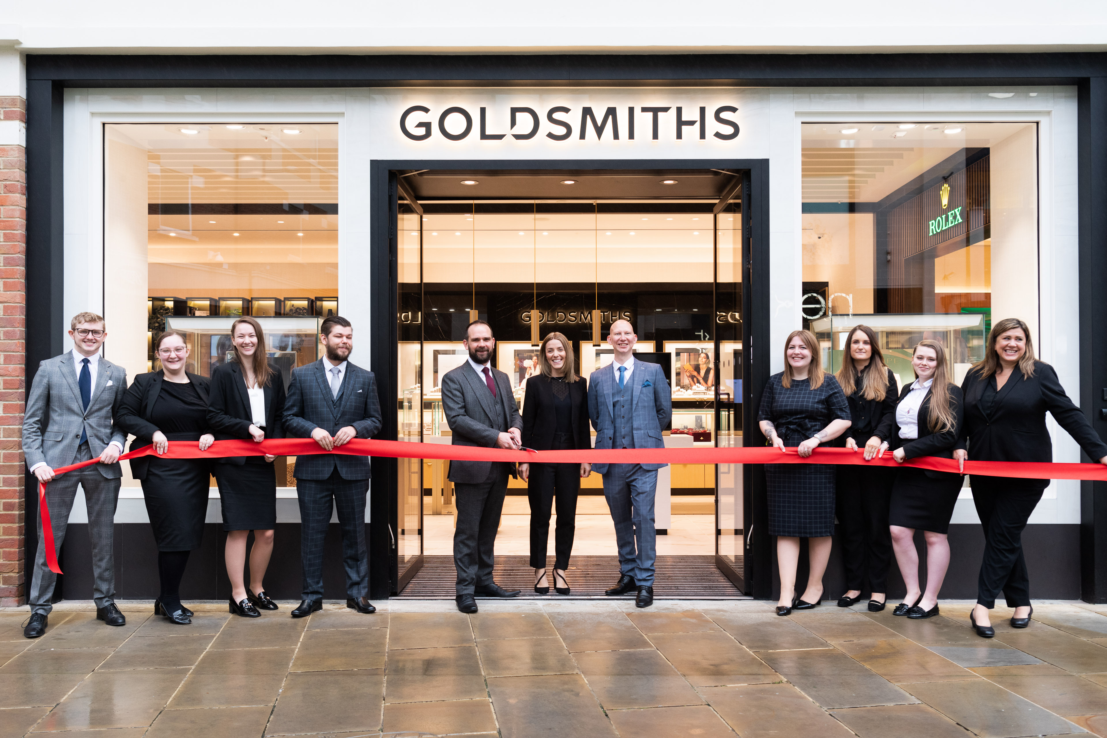 Goldsmiths cuts the ribbon on the first of its newly revamped stores ...