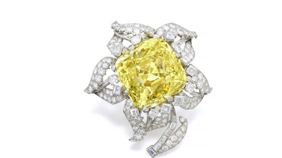 Sotheby’s to auction historic Allnatt yellow diamond brooch | Retail ...