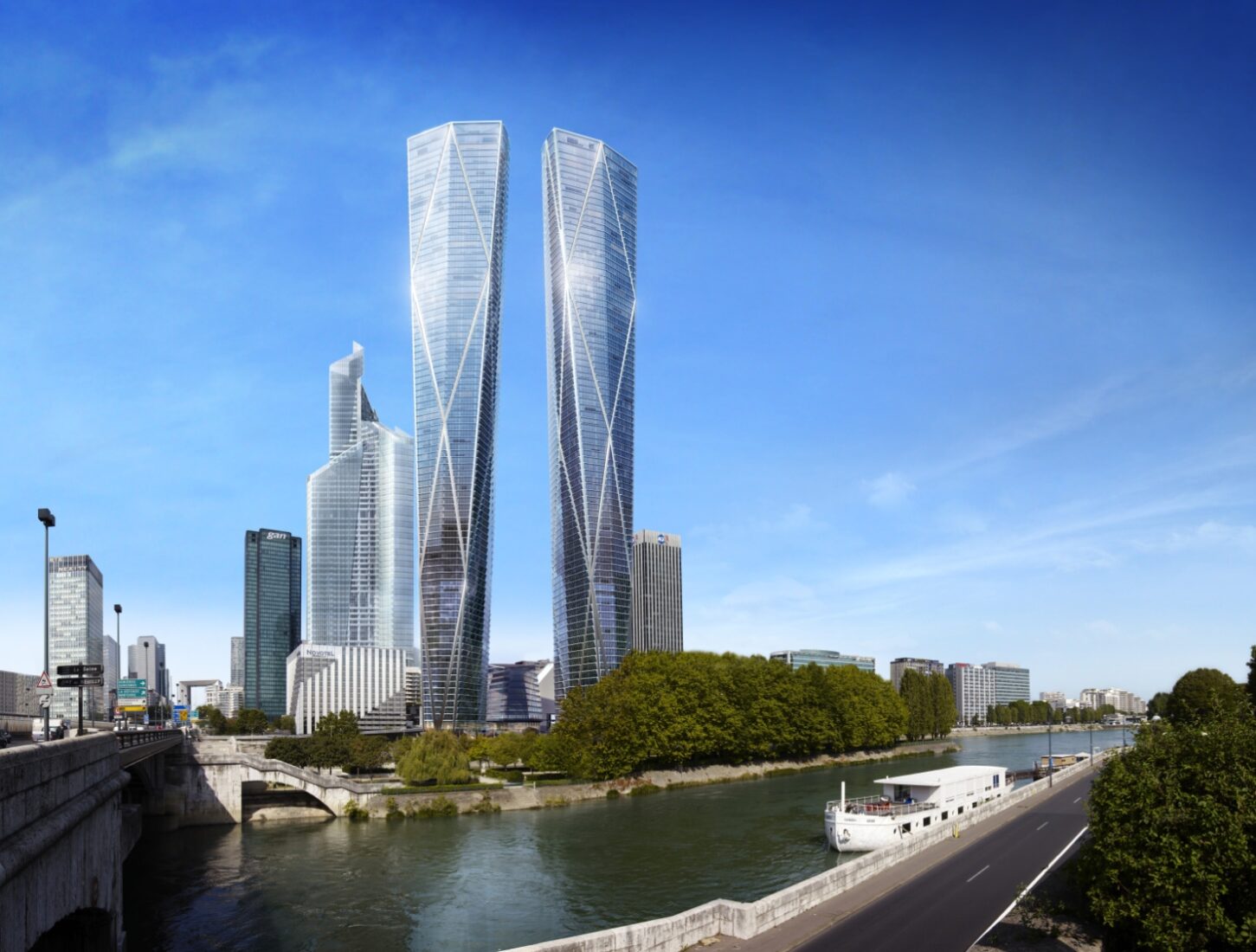 Foster unveils design for Western Europe's tallest towers