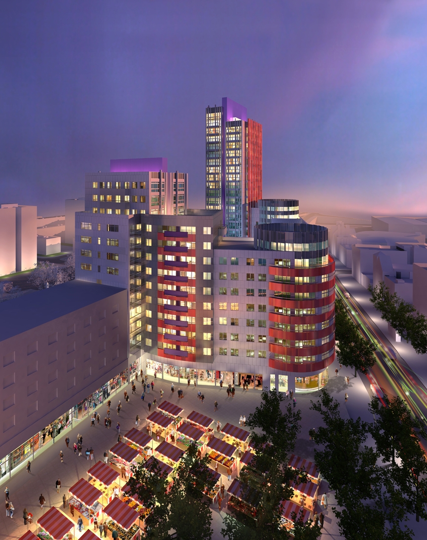 CZWG's design for Rathbone Market approved