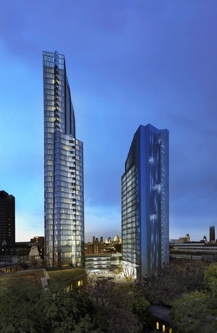 Wilkinson Eyre axed from Blackfriars twin tower project