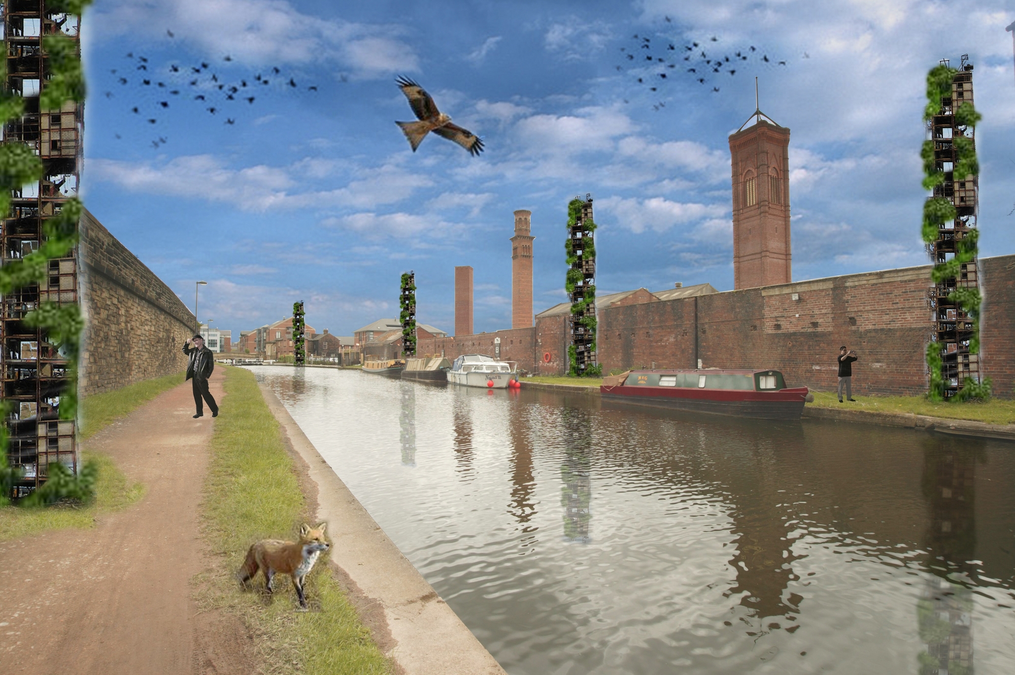 Multi-storey for animals wins Leeds urban wildlife contest