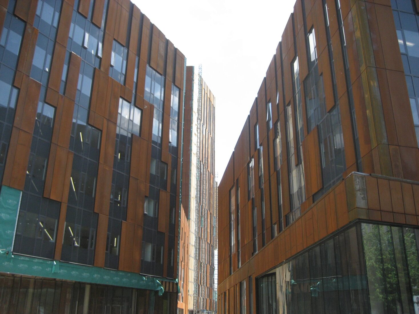 Latest look: Feilden Clegg Bradley's rusty Leeds landmark