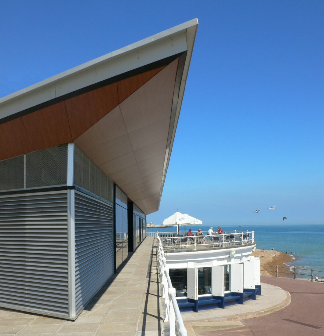 Marina Pavilion, St Leonards on Sea, by Neil Choudhury Architects