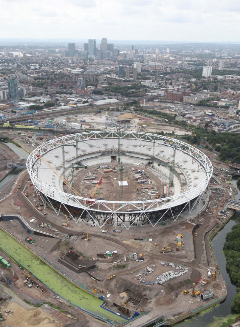 In pictures: London 2012 Olympic stadium structure completed
