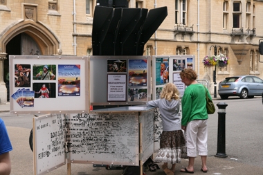 Oxford's temporary box office