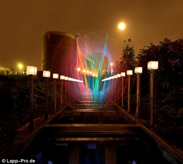 In pictures: Light art performance photography