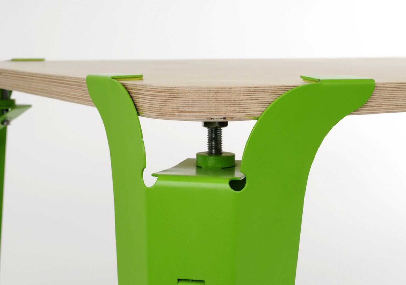 Recycled furniture: The Clamp Table by Ryan Sorrell