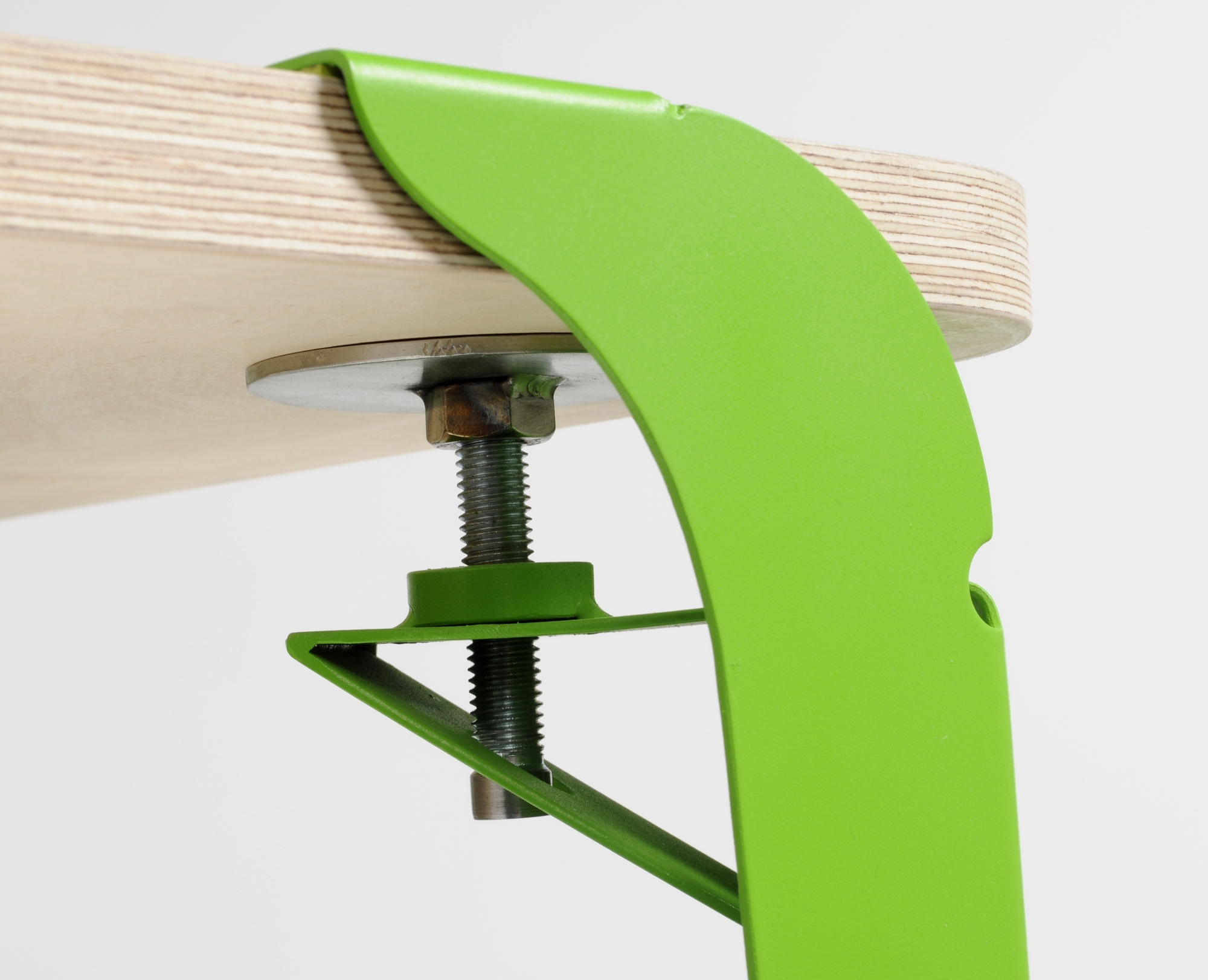 Recycled furniture: The Clamp Table by Ryan Sorrell