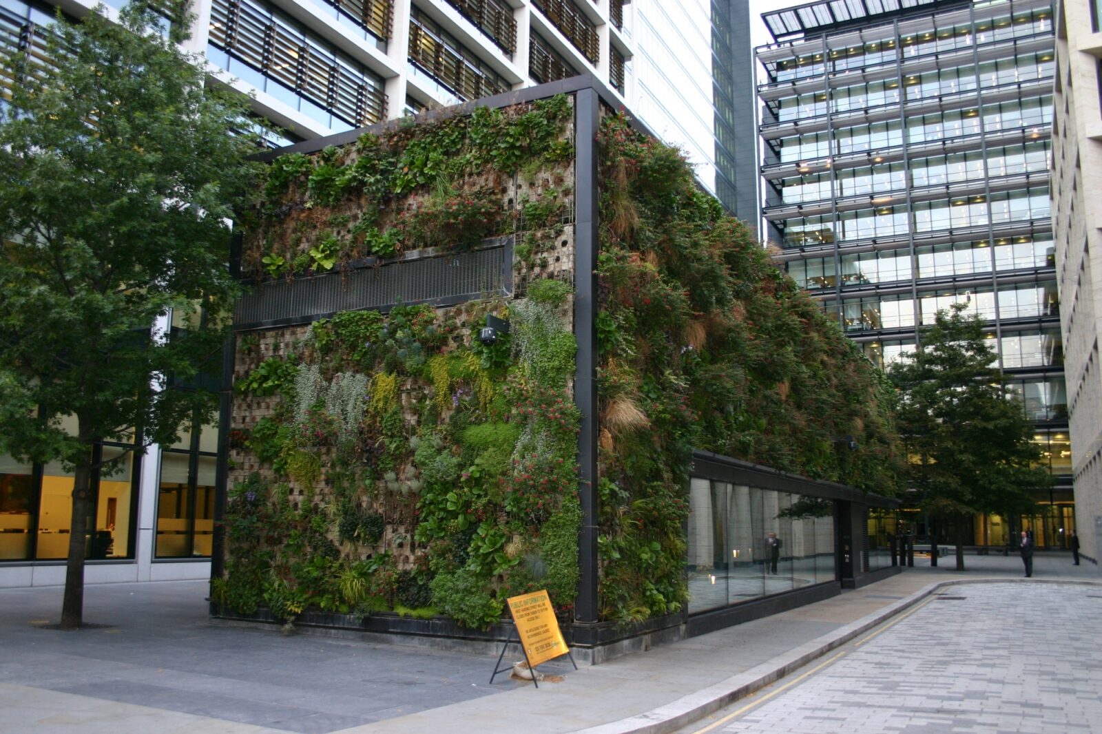 Bennetts' New Street Square green wall lives on