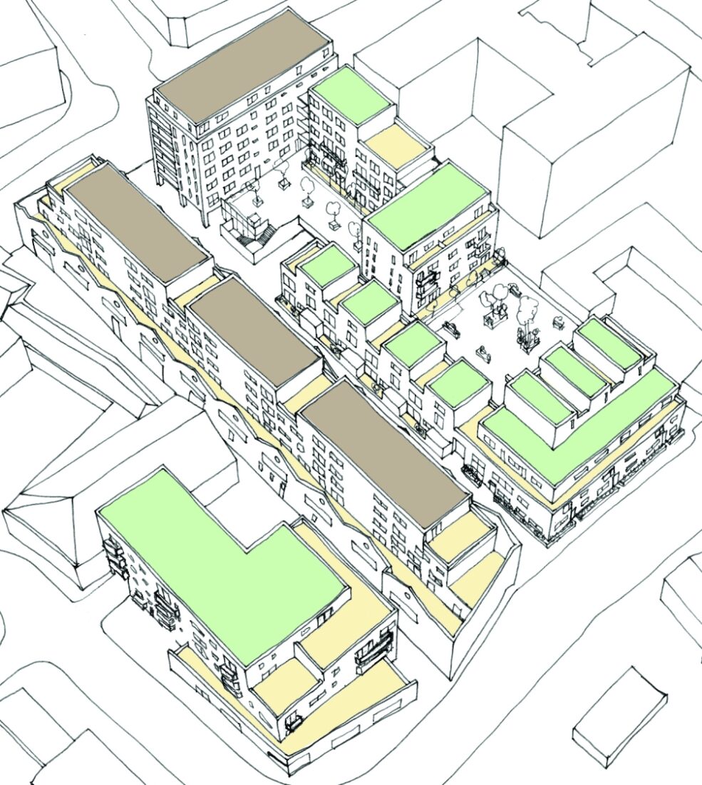 Mixed-use project, Upper Clapton Road, London by Stephen Davy Peter ...
