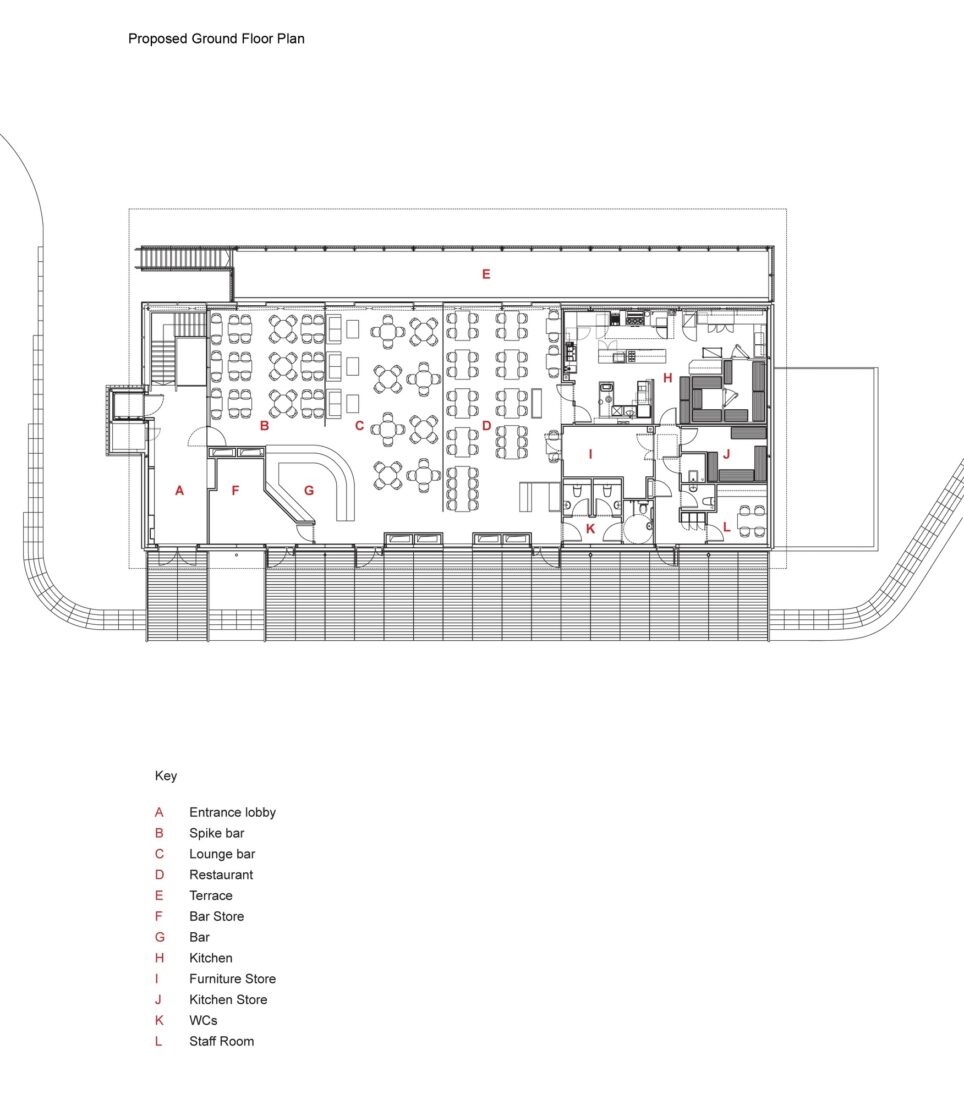 Elstree Golf and County Club, Herts by Bell Phillips + Kimble Architects