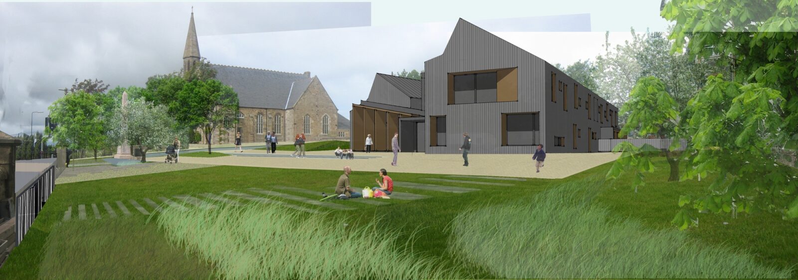 Gorebridge Community Hub by Lee Boyd Architects