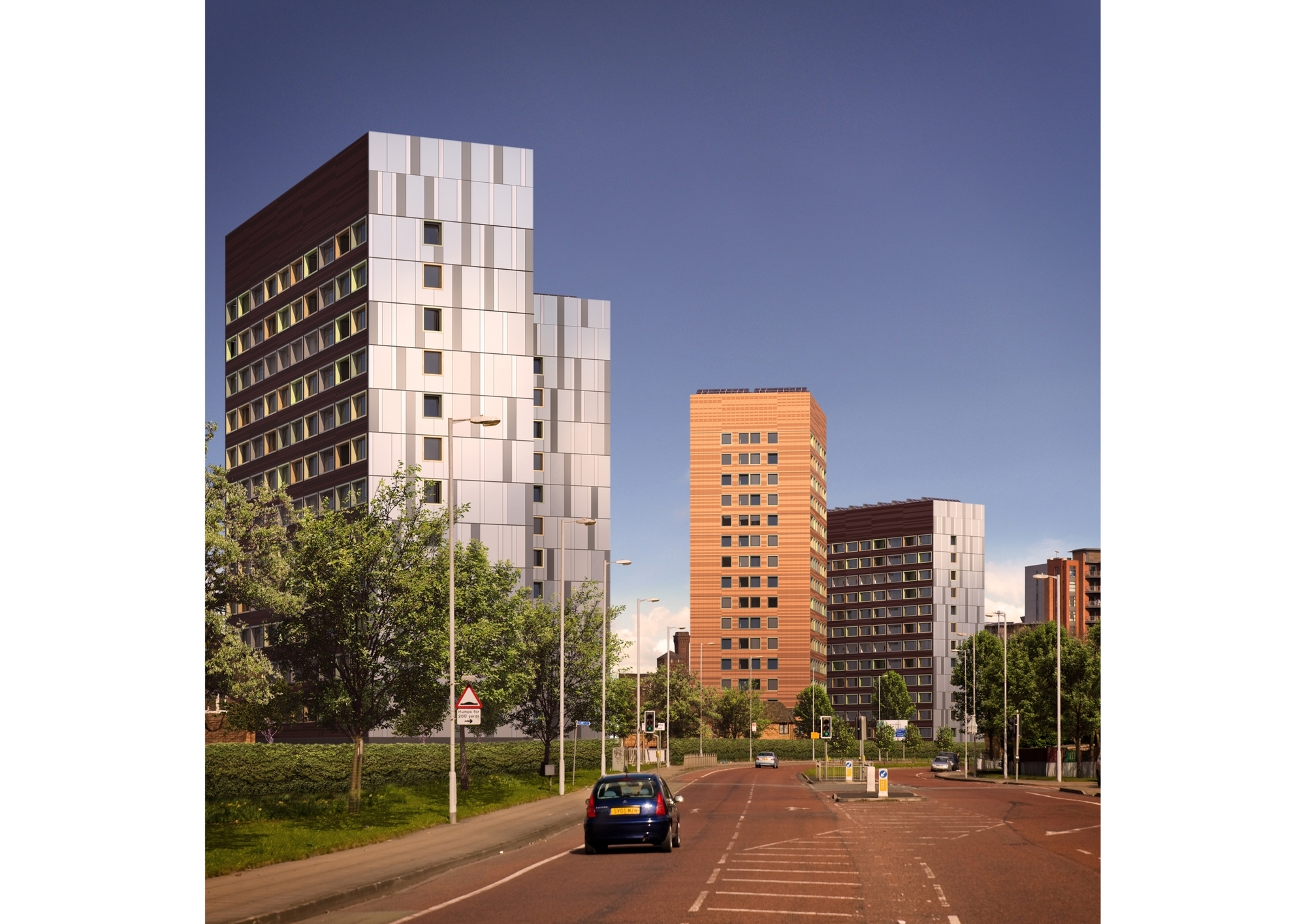 Landmark Manchester tower-blocks refurbished