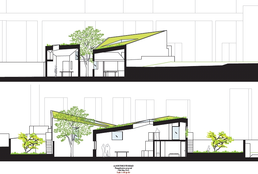 Ott's Yard houses, Tufnell Park by vPPR