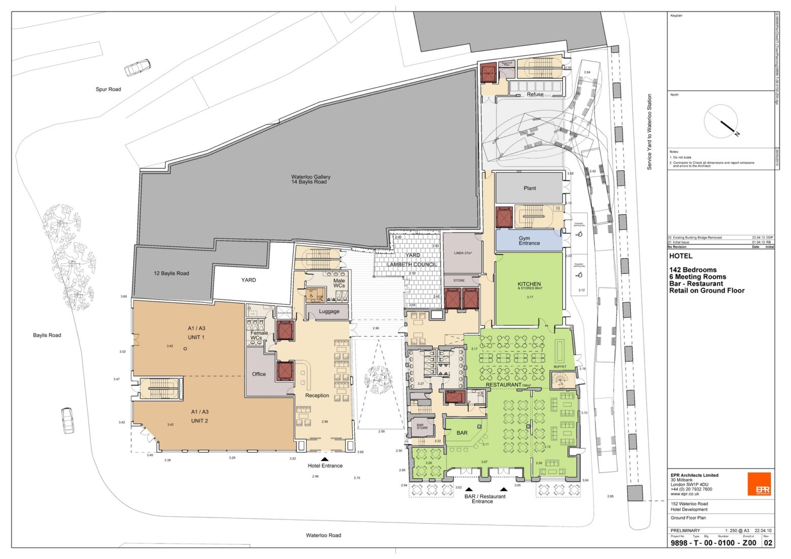 EPR submits Hoxton Hotel scheme for Waterloo
