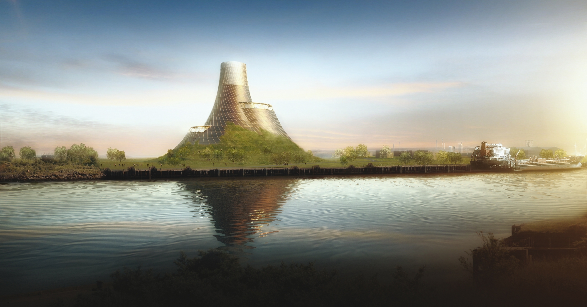 Waste-to-energy processing plants