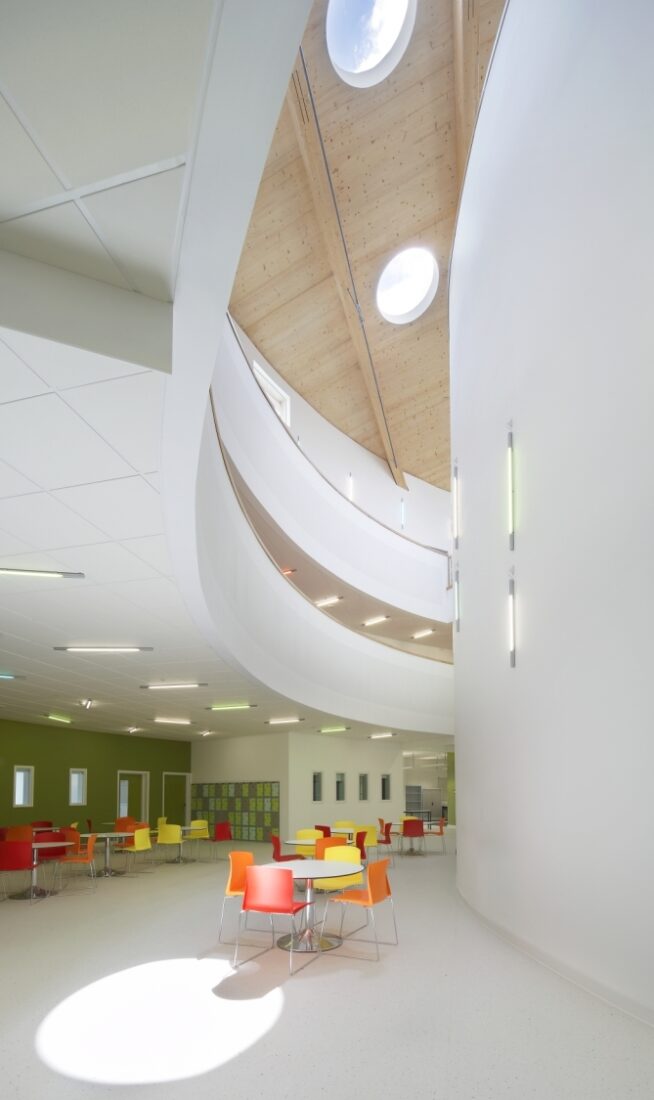 Sheppard Robson’s timber academy ready for new term