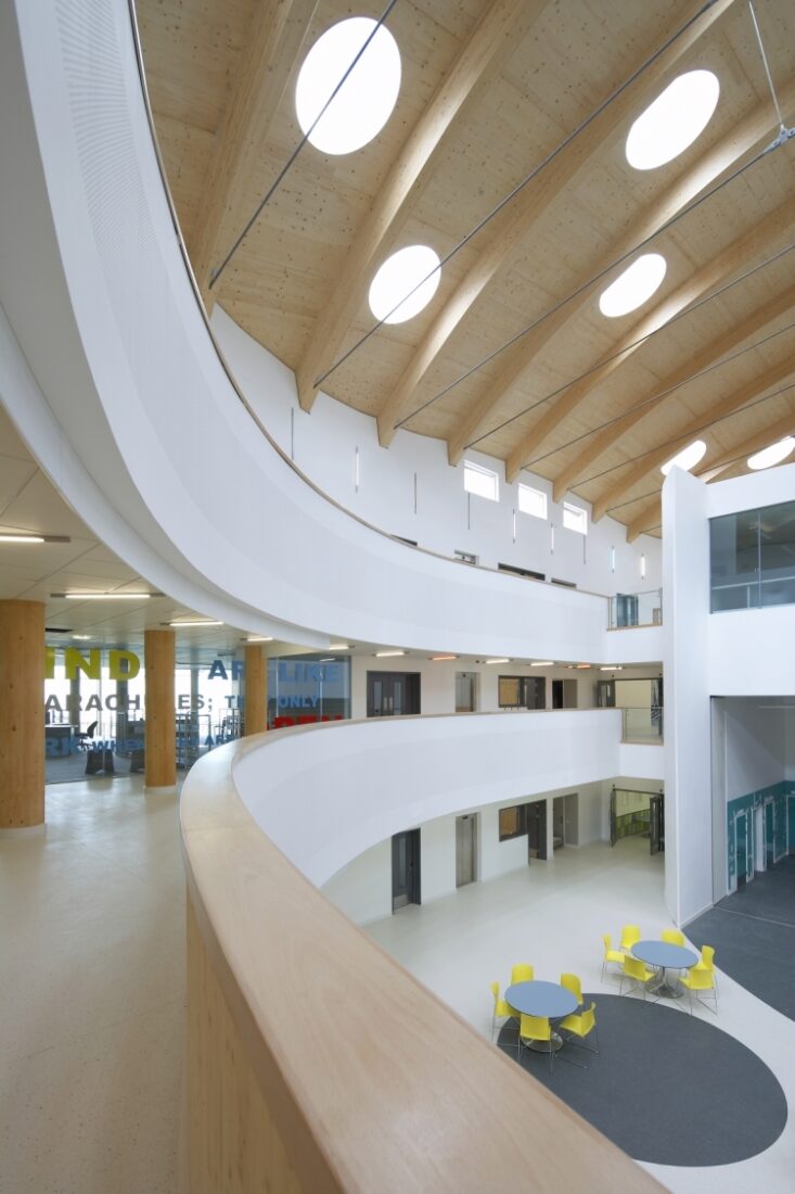 Sheppard Robson’s timber academy ready for new term