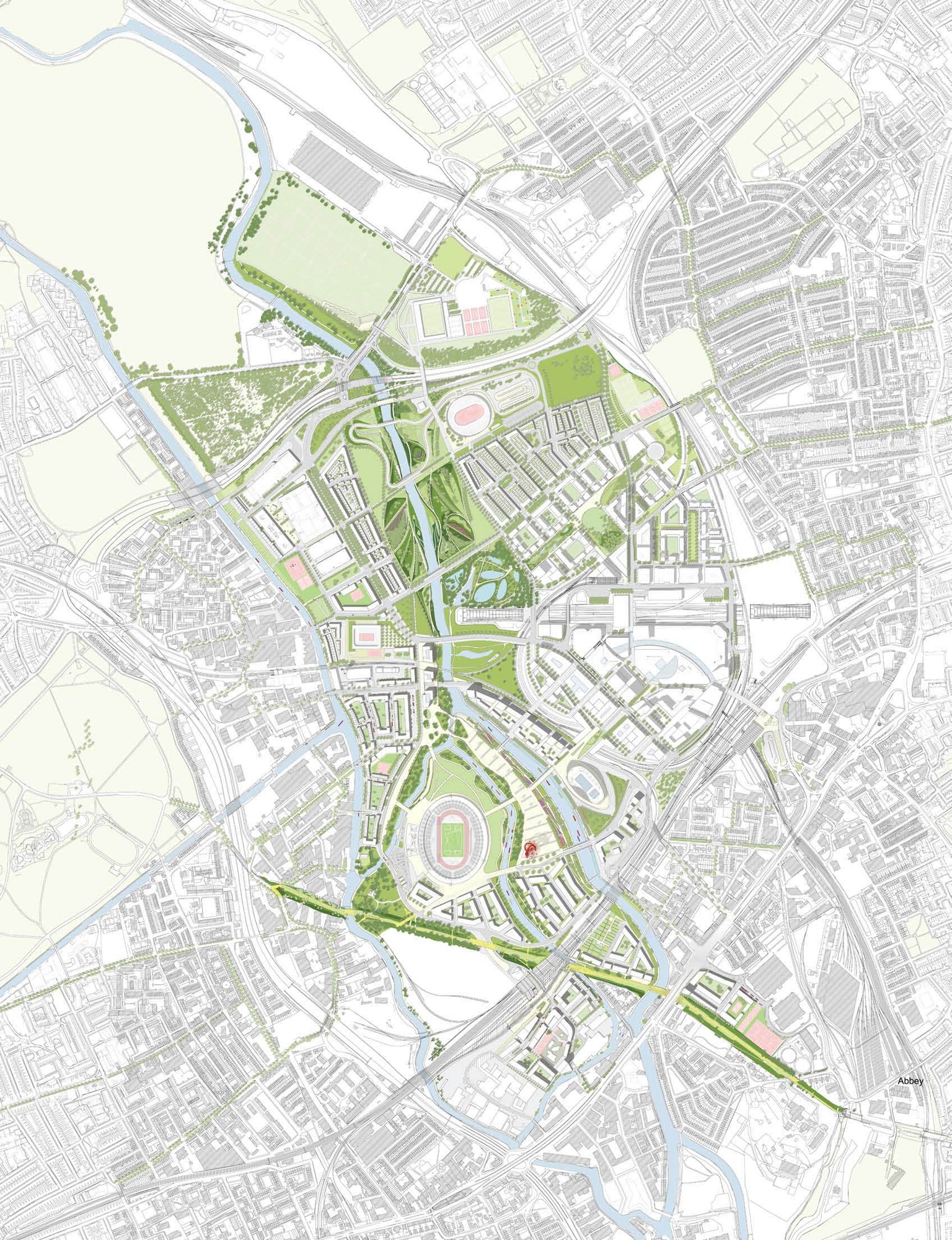 Redesigned Olympic legacy masterplan unveiled