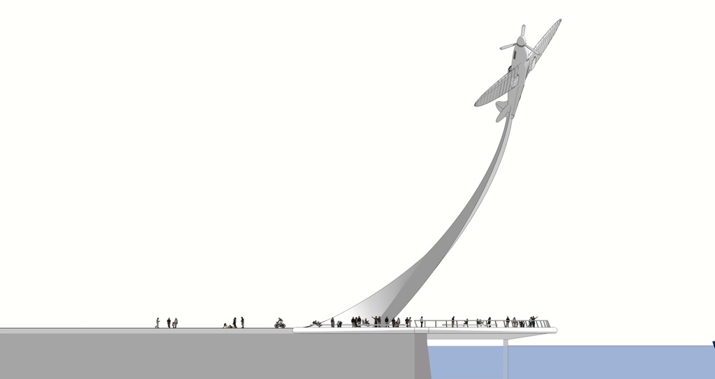 Rising star Hancock to design 40m-high Spitfire memorial