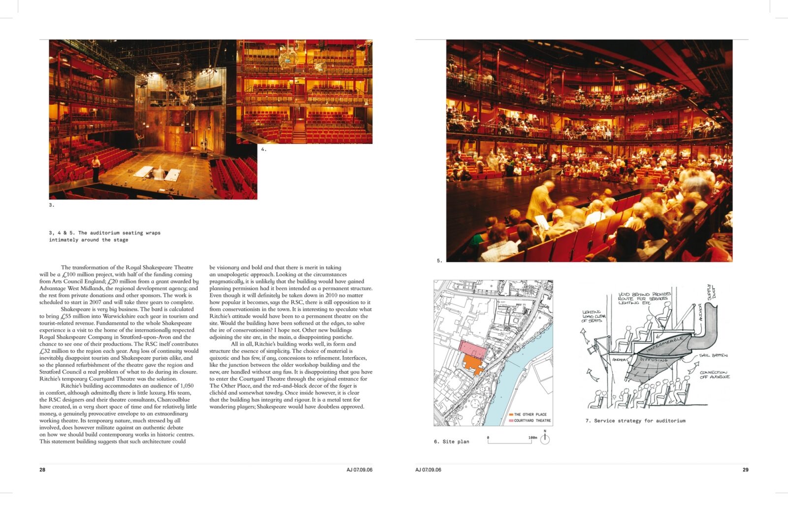 RSC Courtyard Theatre, Stratford-upon-Avon, by Ian Ritchie Architects