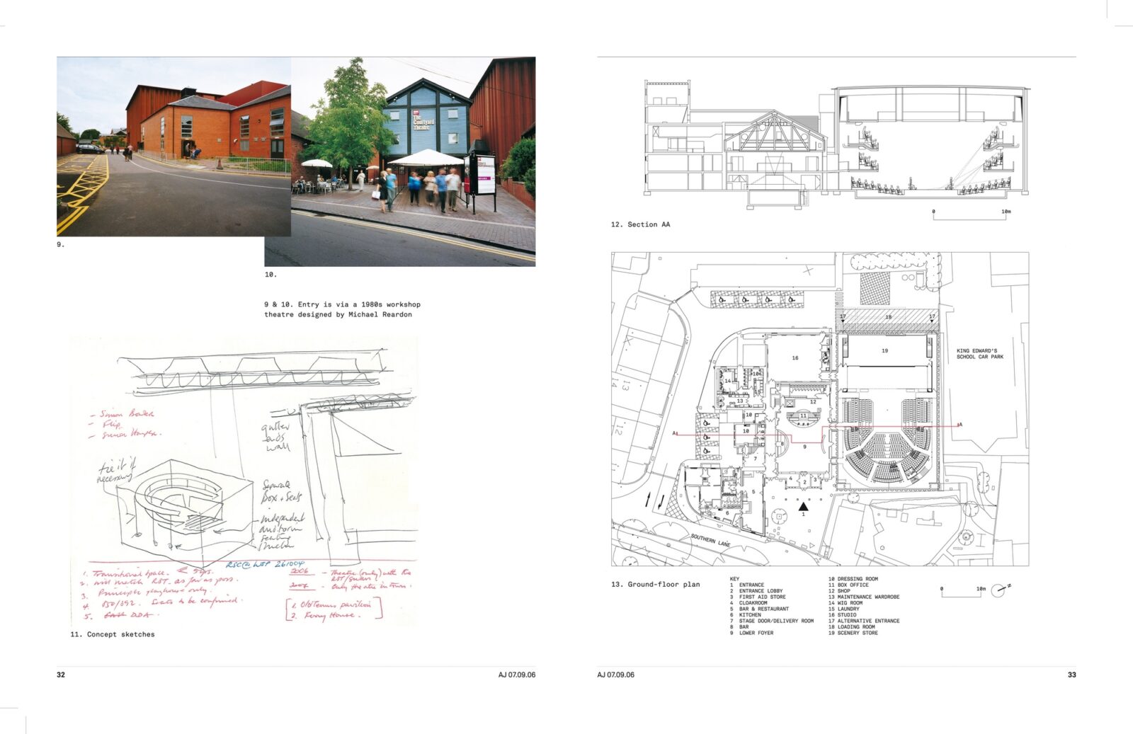 RSC Courtyard Theatre, Stratford-upon-Avon, by Ian Ritchie Architects