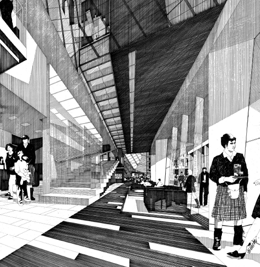 2011 Royal Glasgow Institute of Fine Arts architectural drawing competition