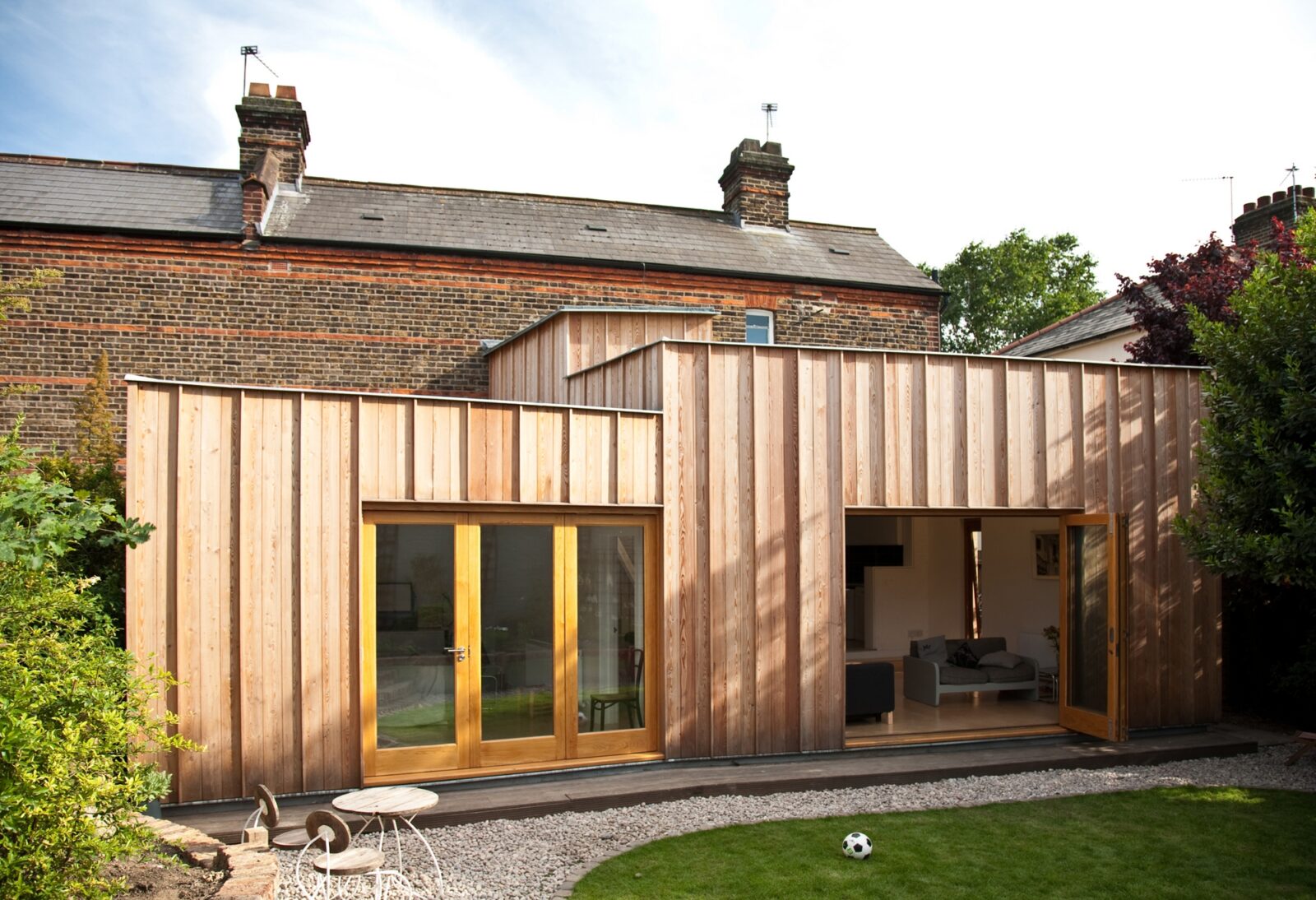 Timber Fin House, Walthamstow, London by Neil Dusheiko Architects