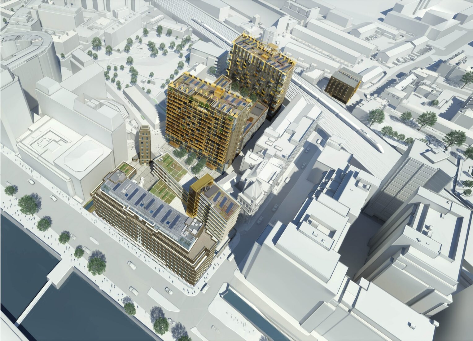 Lifschutz Davidson Sandilands submits revised Lambeth fire station plans