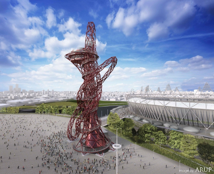 Orbit tower joins London skyline
