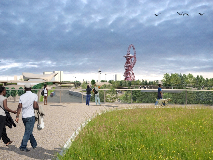 Orbit tower joins London skyline