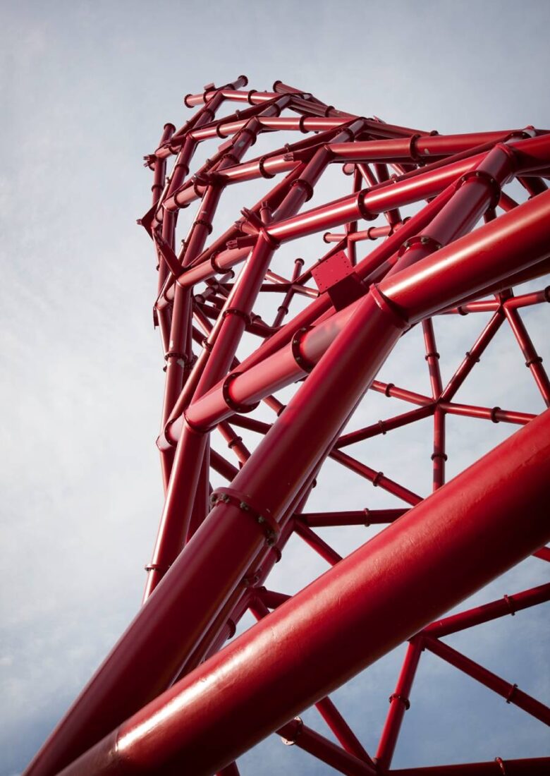 In pictures: Orbit tower rises over Olympic Park