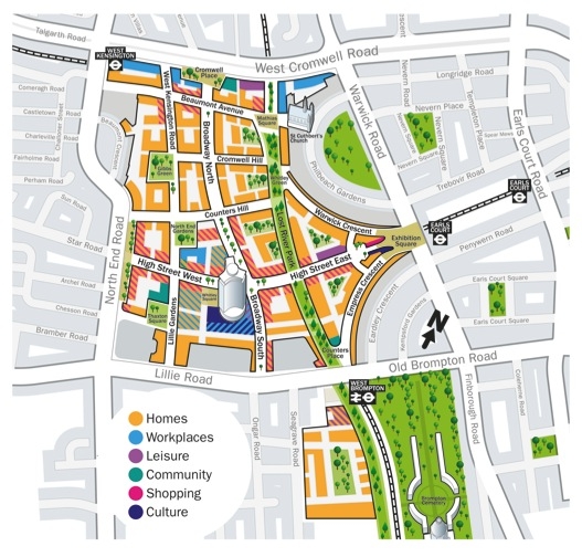 Farrell unveils latest Earls Court masterplan images