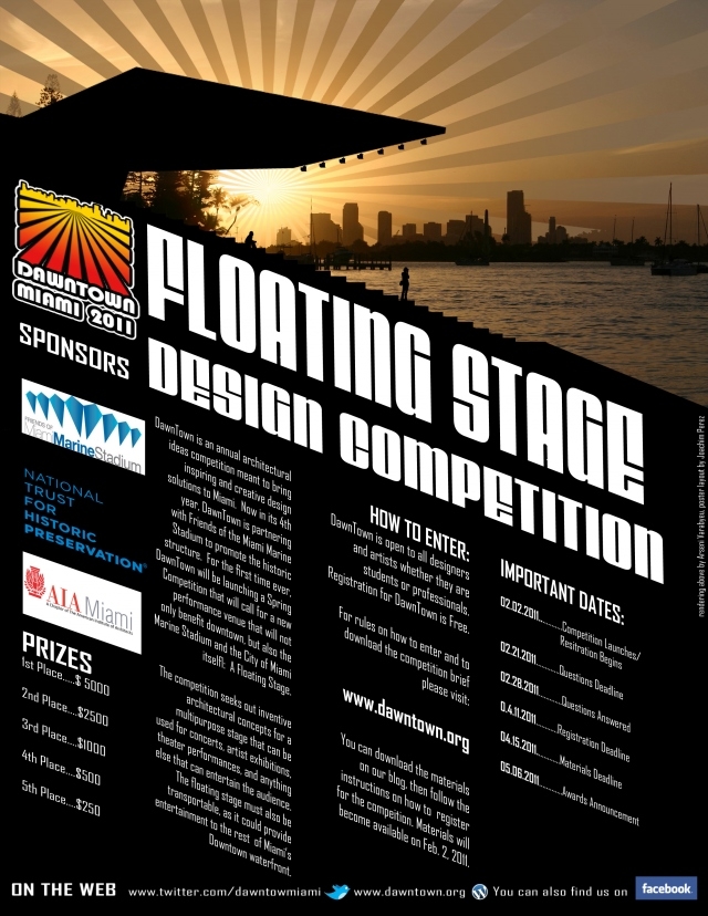 Floating Stage for Miami Marine Stadium