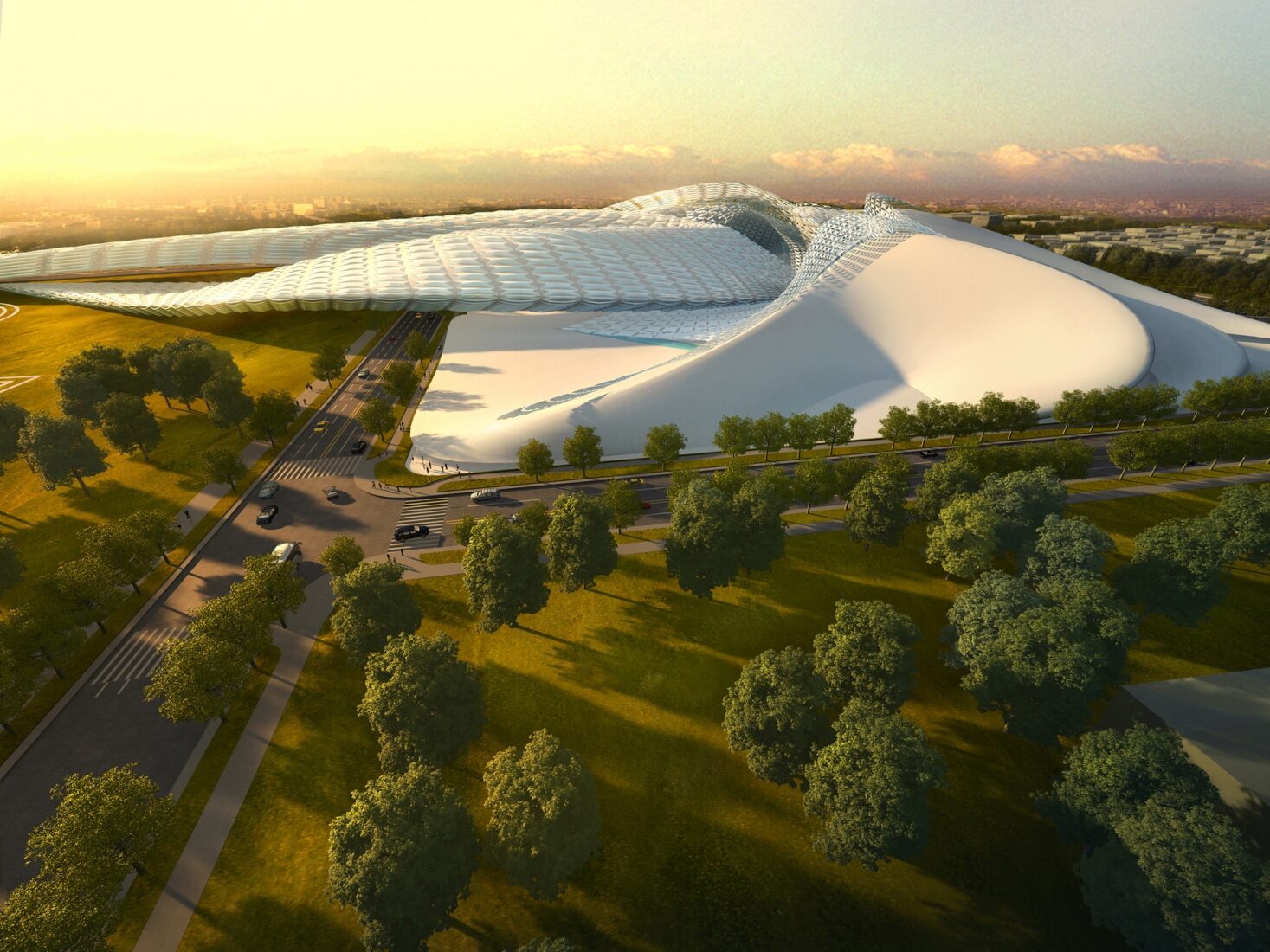 Hadid reveals Elk Grove Civic Centre concept
