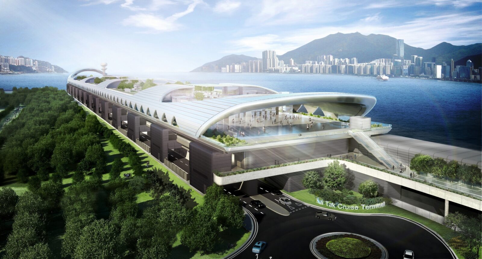 Foster unveils Hong Kong cruise terminal project