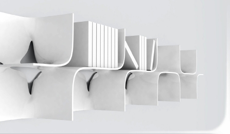 Zaha Hadid reveals Tide shelves in Milan