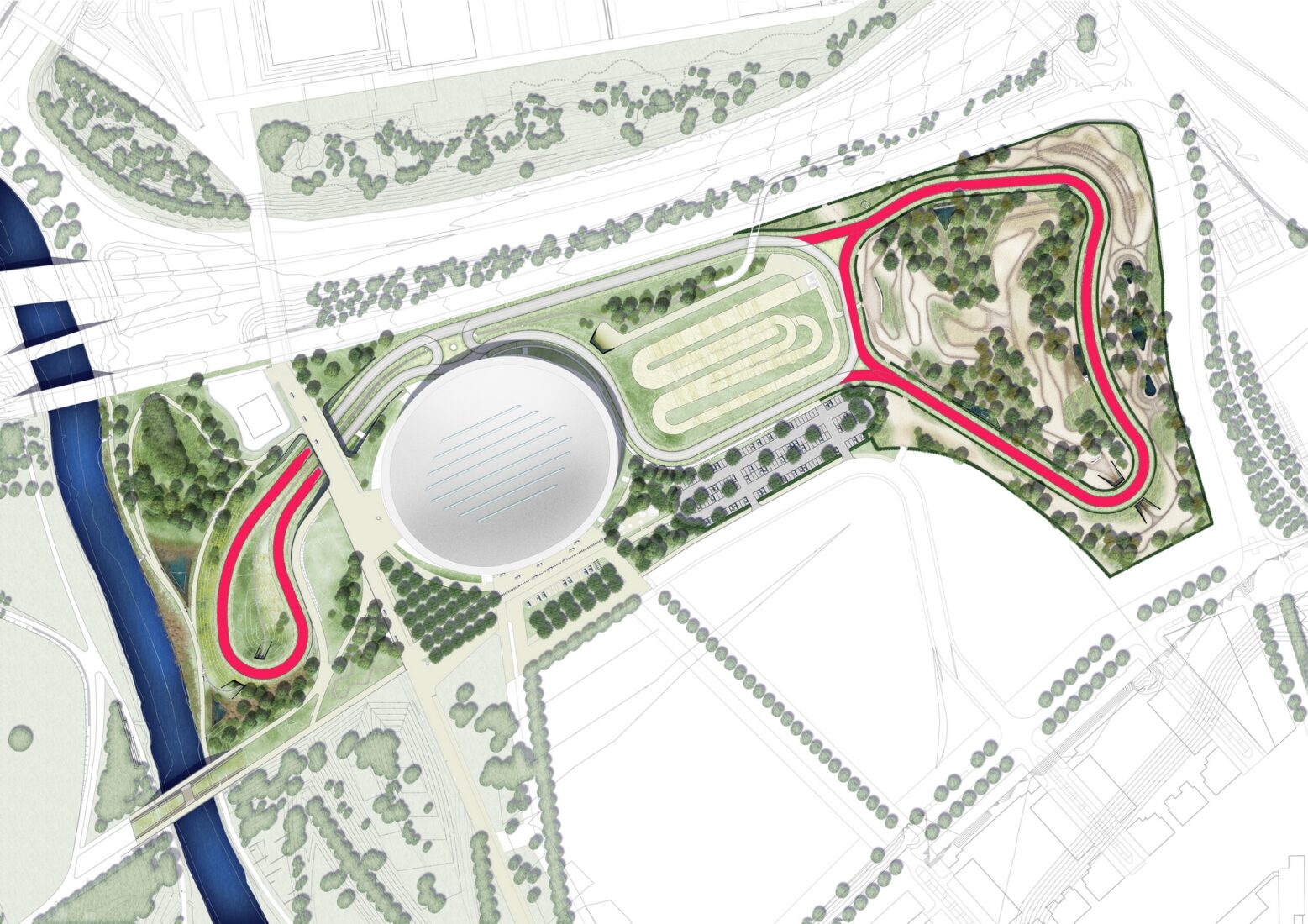 Revised velopark plans spark objections