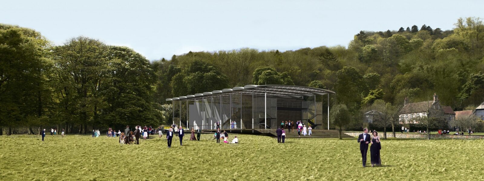 Curtains up at Snell's Garsington opera house